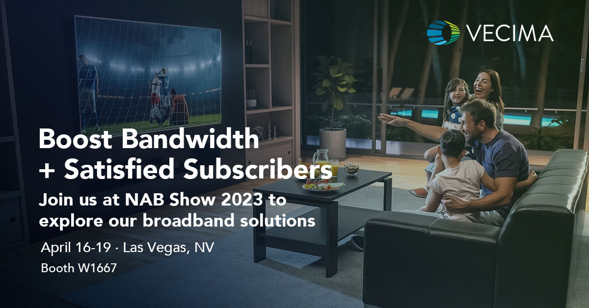 Vecima at NAB Show 2023 | Vecima Networks, Inc.